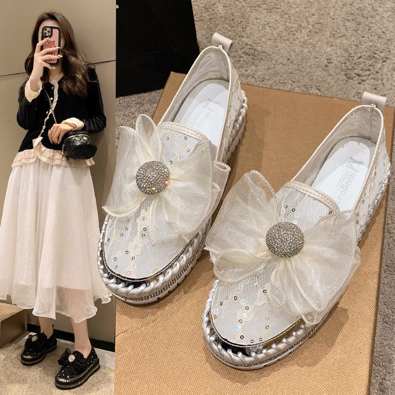 Owlkay2023 Spring and Summer Single Shoes Thick Bottom LazyCasual Rhin